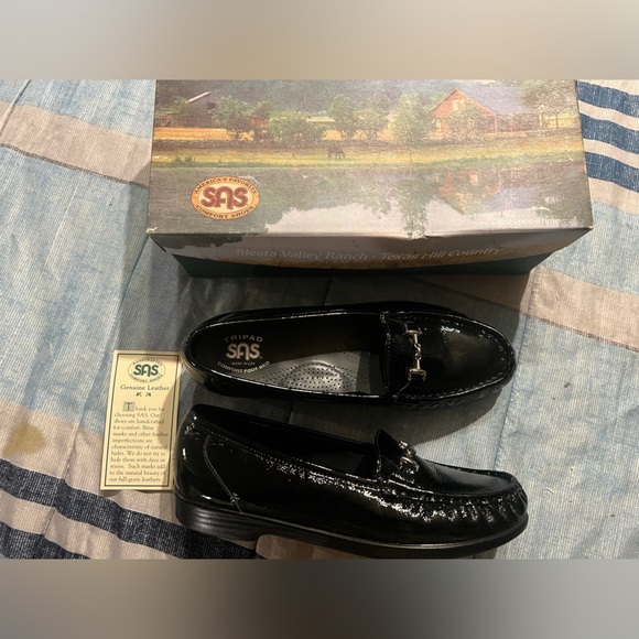 SAS | Shoes | Sas Metrop Black 22413 Size 85 W Mens Dress Shoes New With Box | Poshmark